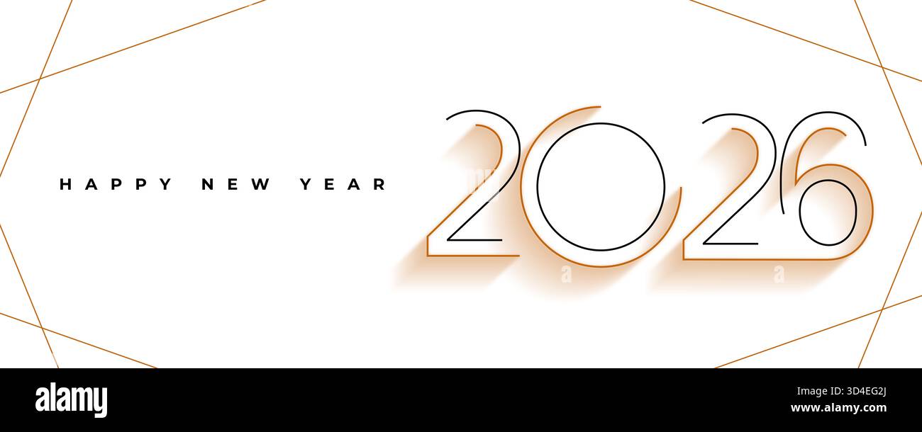 Gold new year 2026 Cut Out Stock Images & Pictures - Alamy