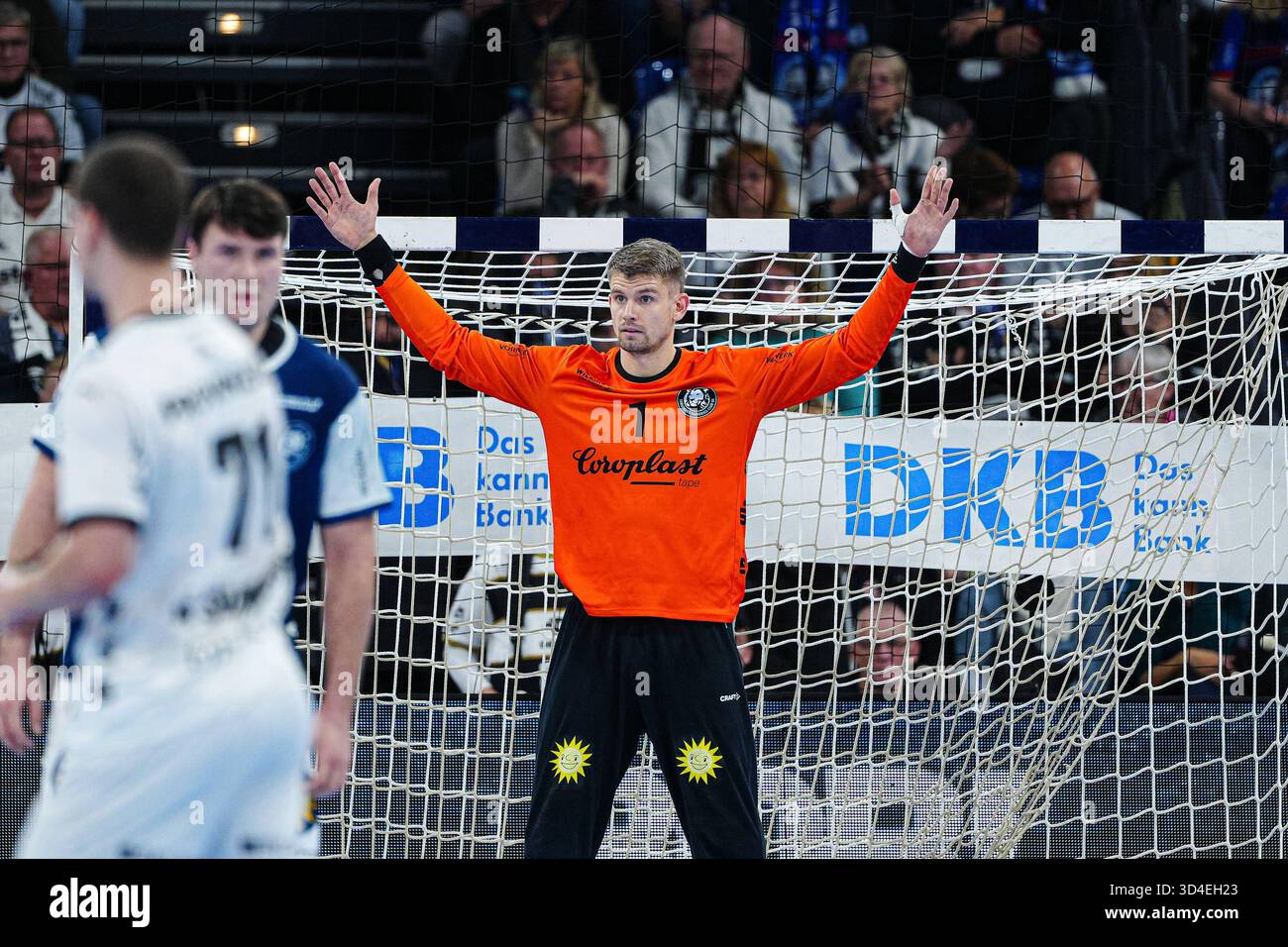 Christopher Rudeck (Bergischer HC, #01) GER, THW Kiel vs. Bergischer HC ...