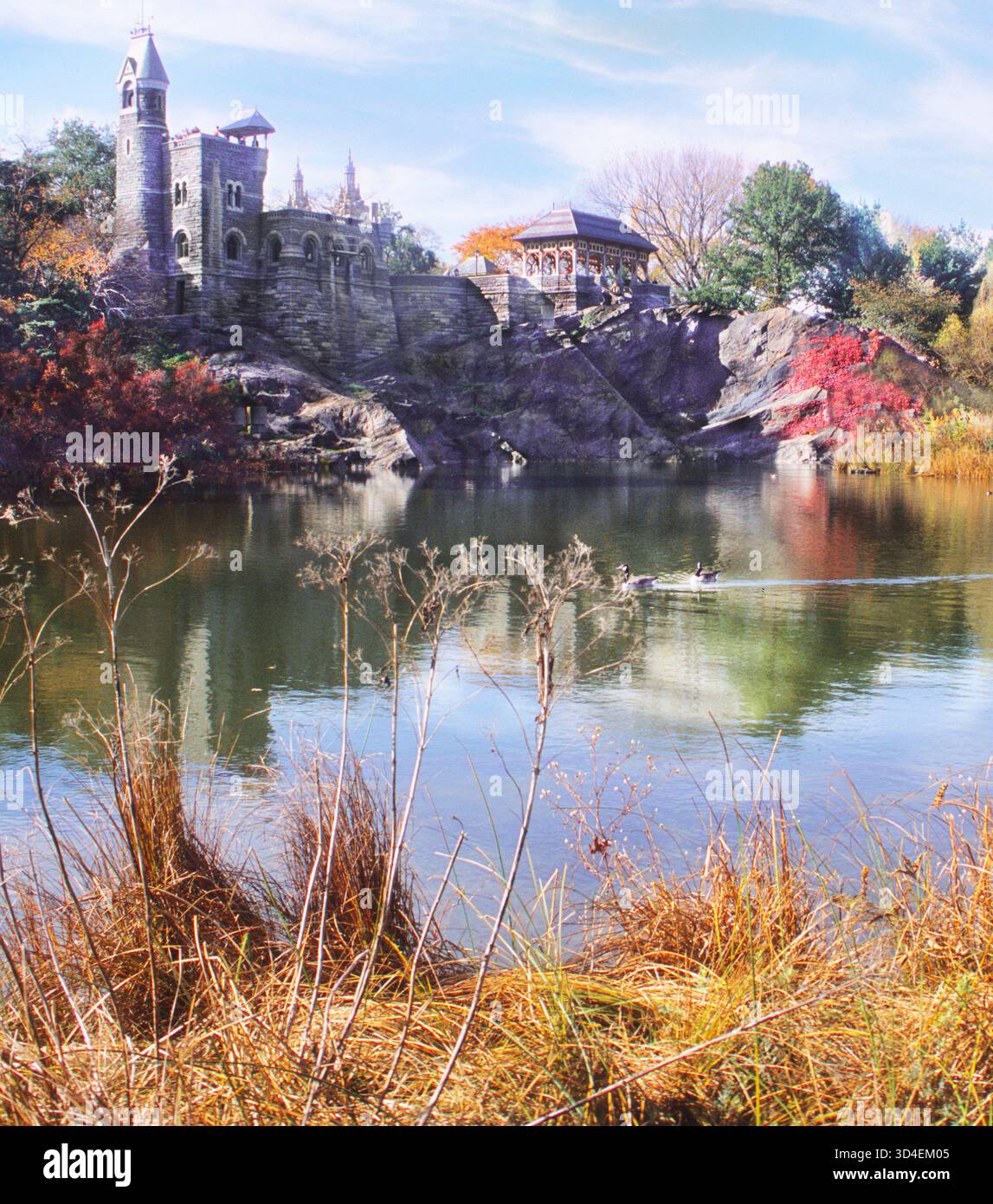Belvedere Castle, Victorian Folly in Central Park which serves a ...