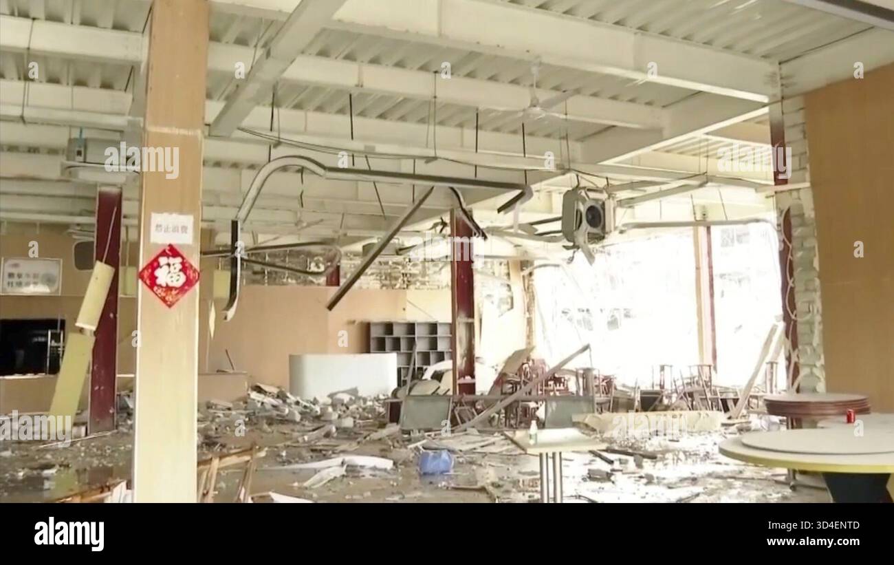 Image grab from footage released by Myanmar's military government ...