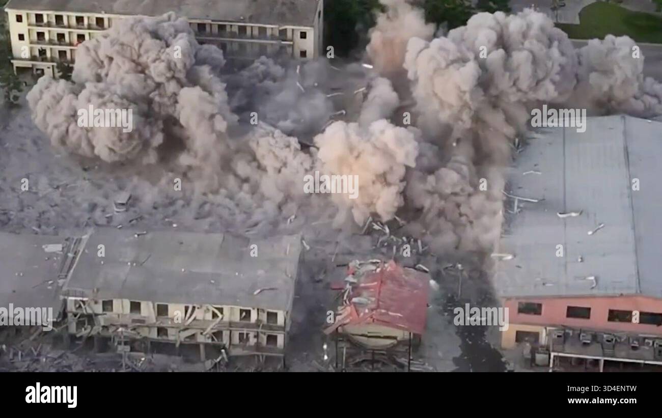Image grab from footage released by Myanmar's military government ...