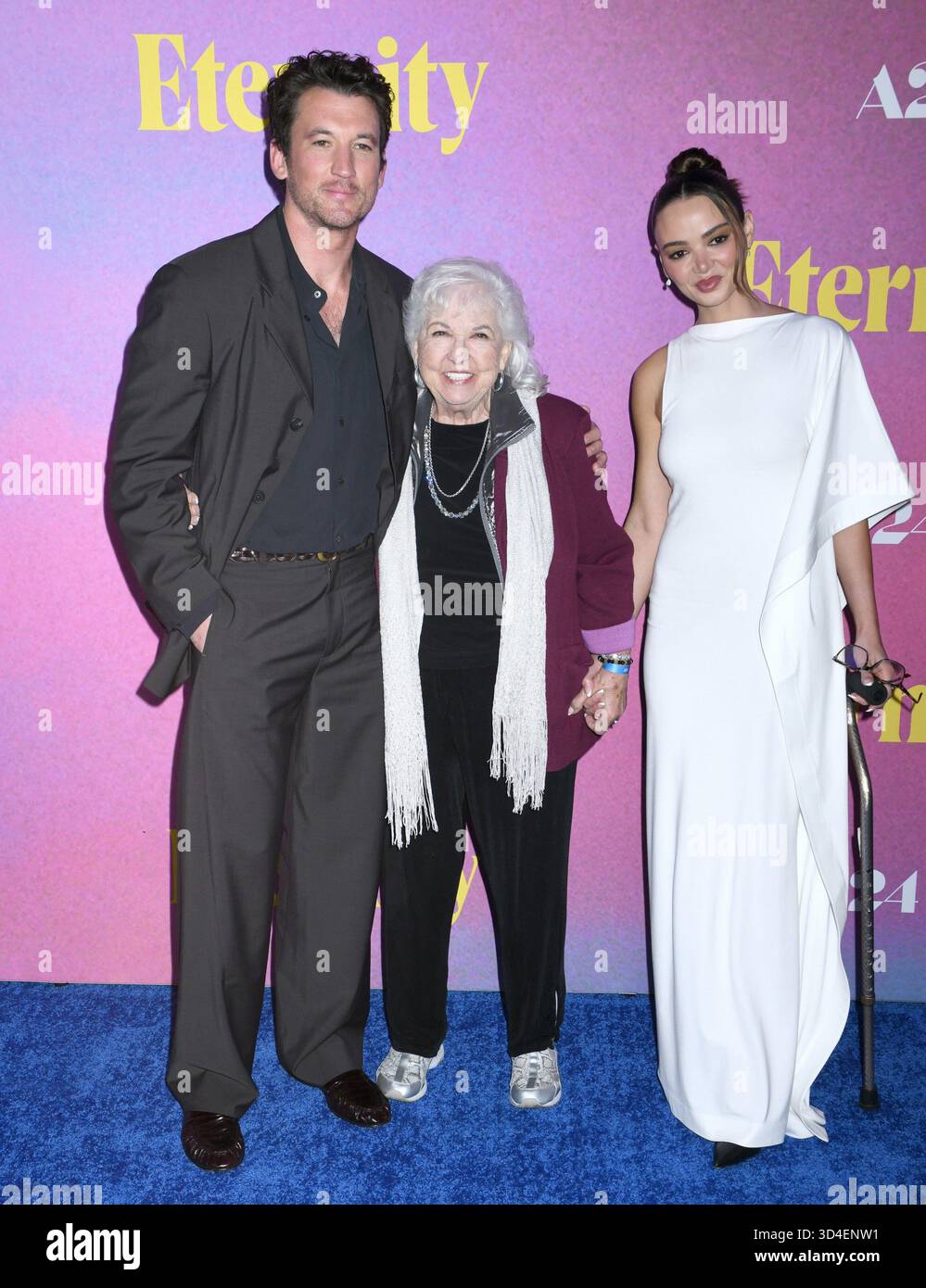Miles Teller, Leona Flowers, Keleigh Sperry Teller at arrivals for ...