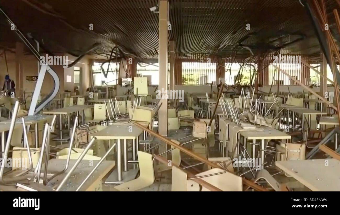 Image grab from footage released by Myanmar's military government ...
