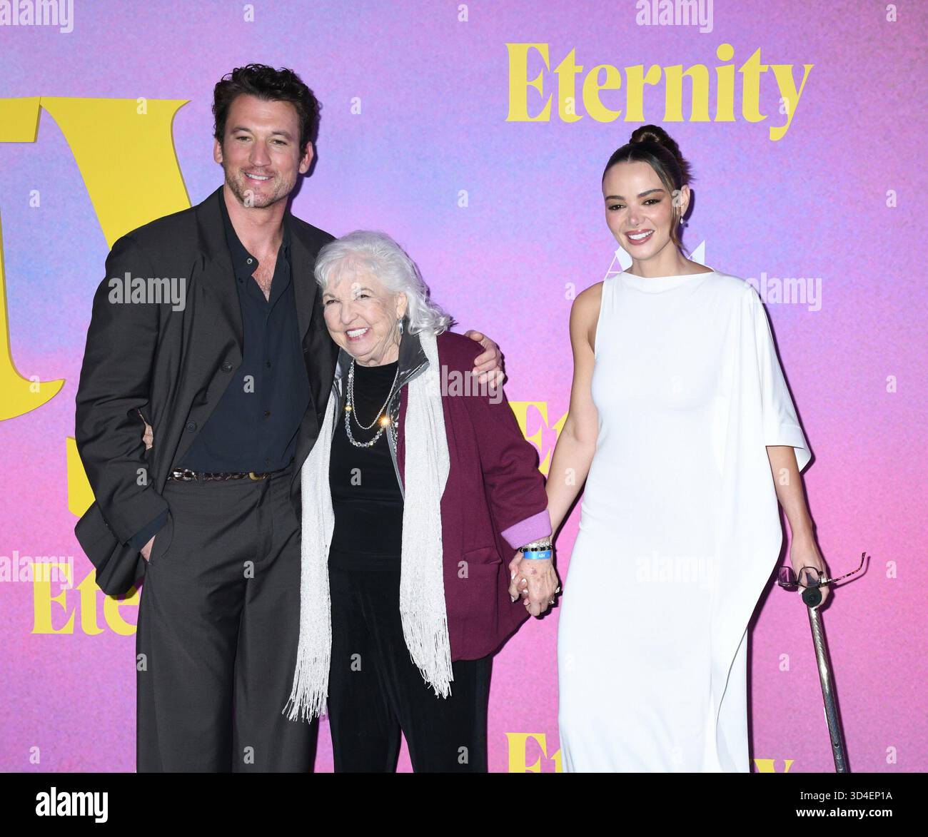 Miles Teller, Leona Flowers, Keleigh Sperry Teller at arrivals for ...