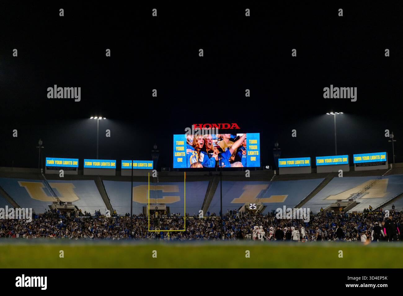 The Rose Bowl Stadium seen during the second half of a UCLA NCAA ...