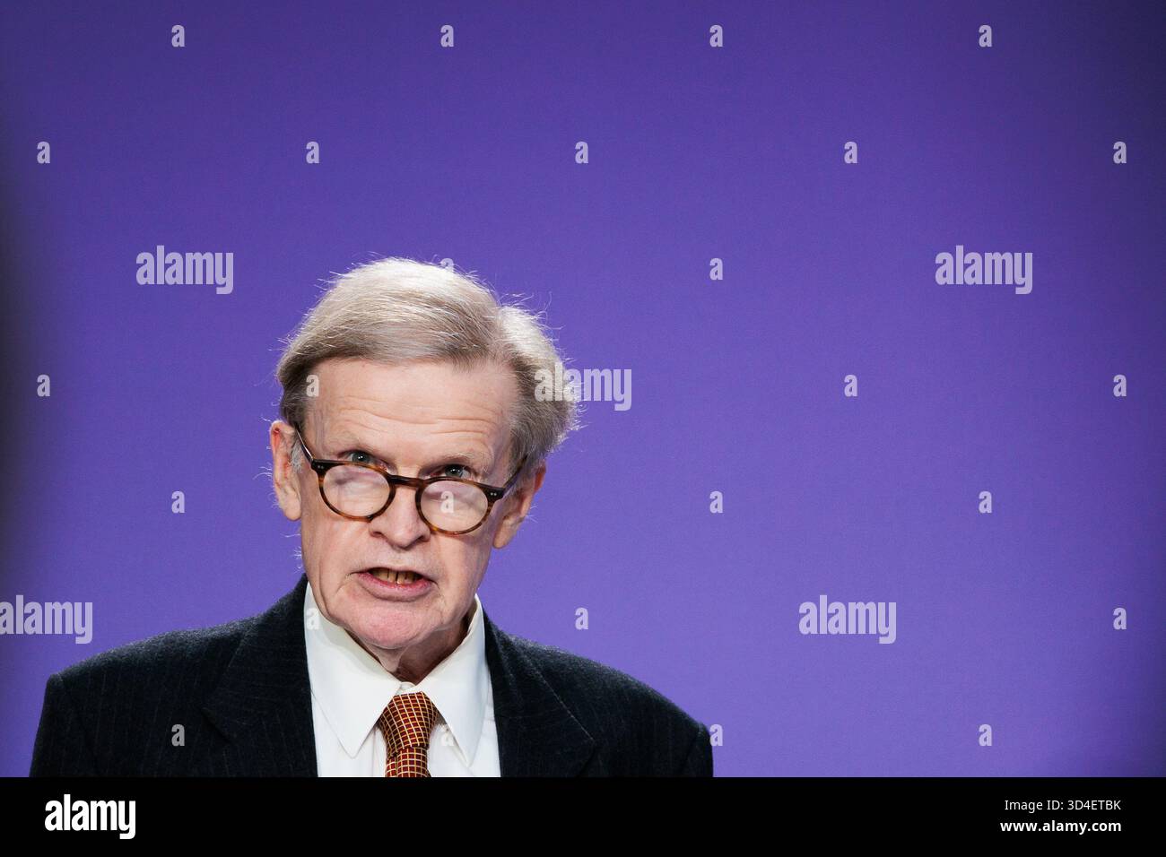 10 November 2025, Berlin: Harold James, Princeton University, speaks to ...