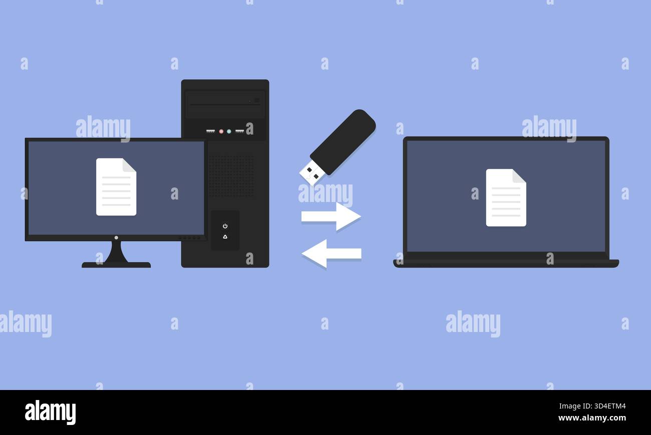 Between monitor Stock Vector Images - Alamy