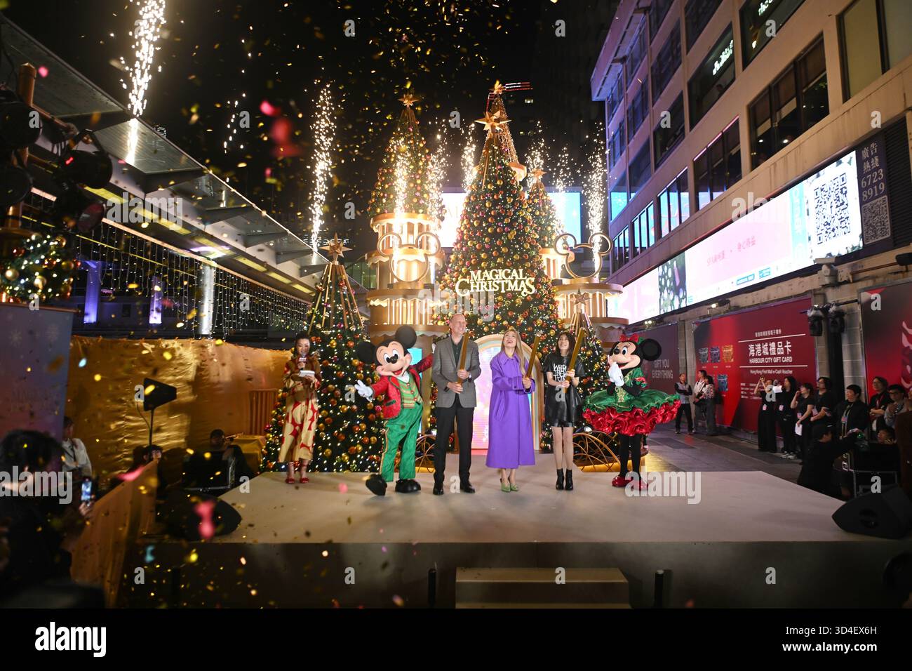 Light up show at the Harbour City Christmas event on November 10, 2025 ...