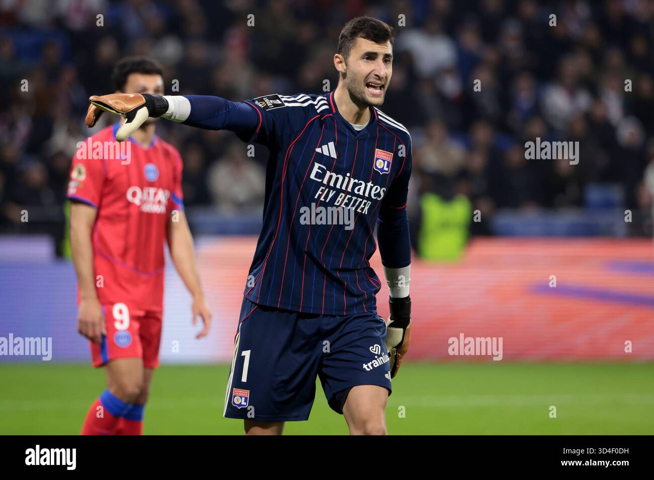 Lyon goalkeeper Dominik Greif during the French championship Ligue 1 ...