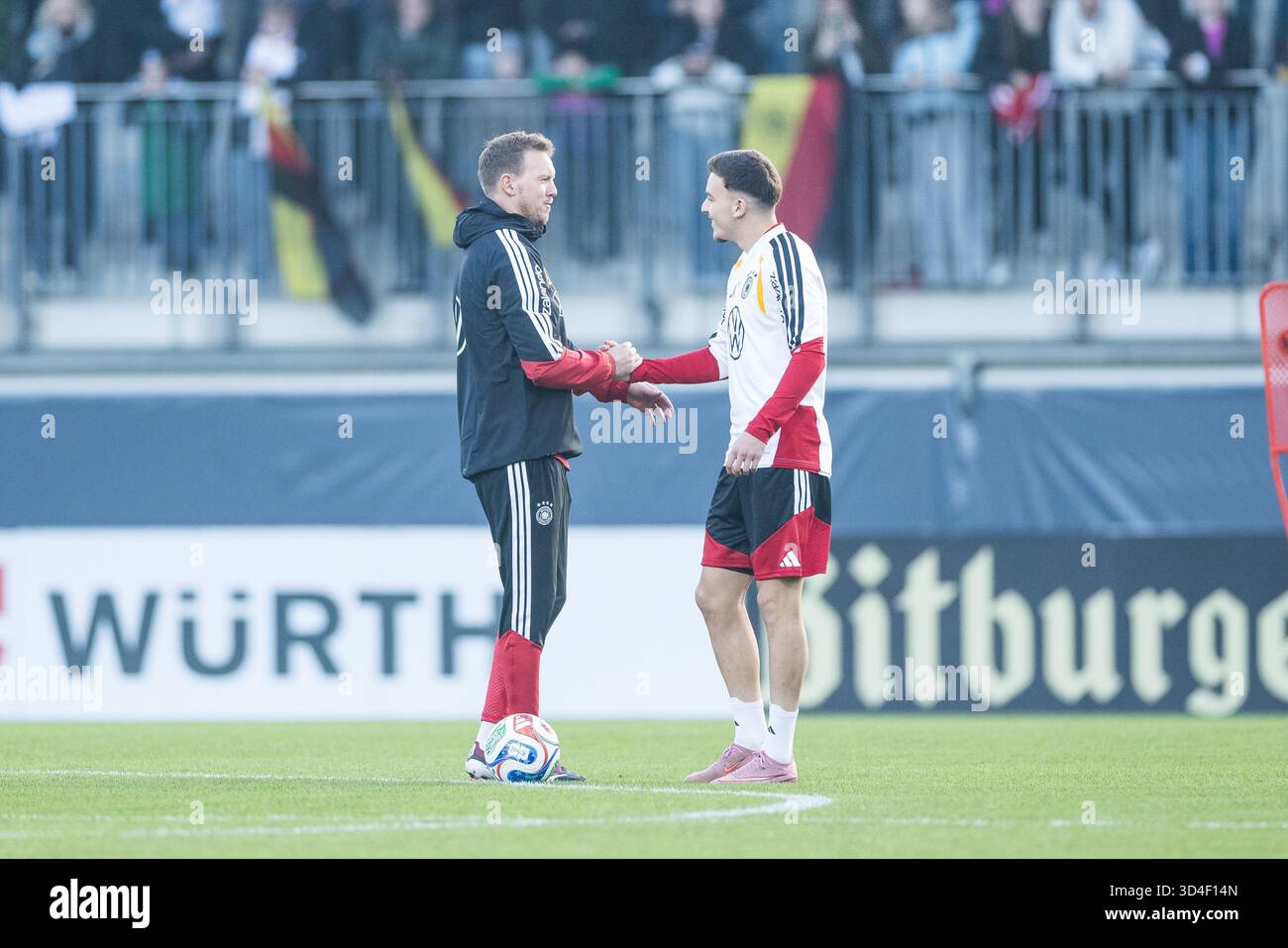 Julian Nagelsmann (Germany national coach) and Said El Mala (Germany ...