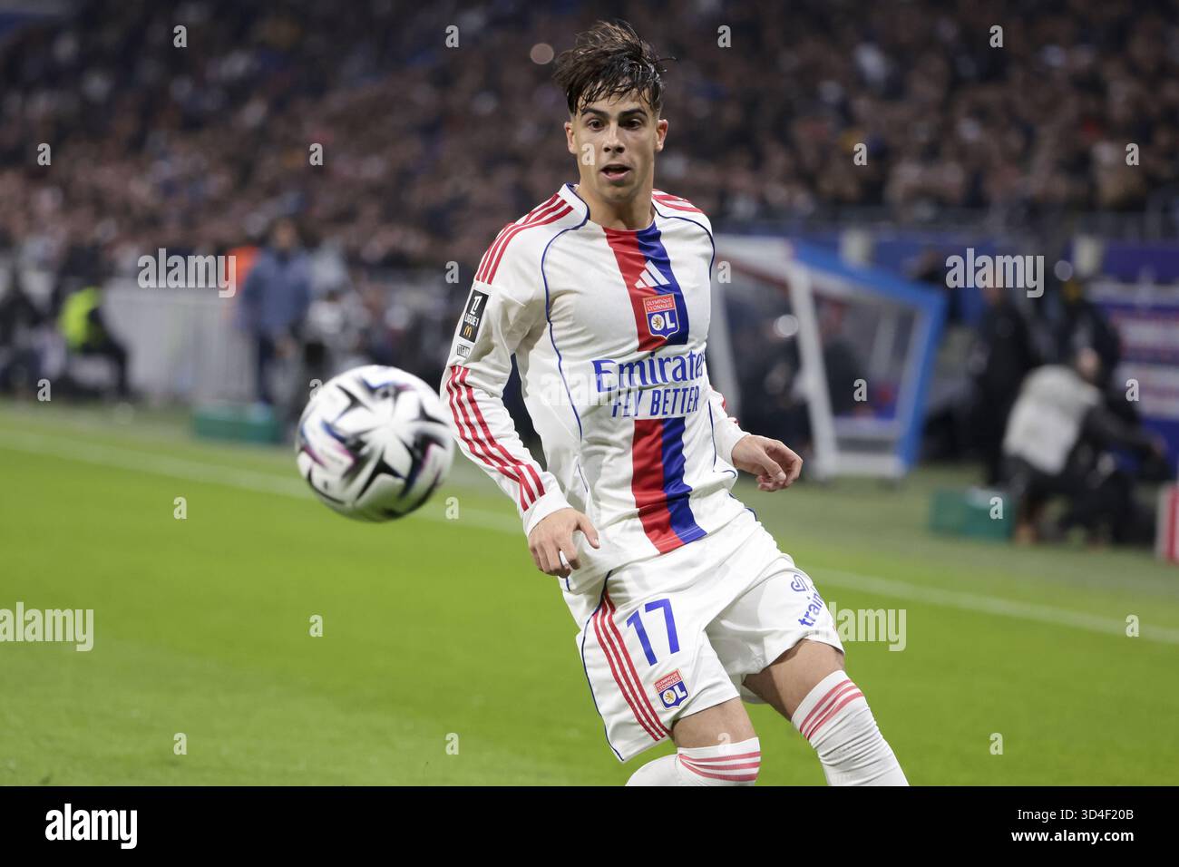 Afonso Moreira of Lyon during the French championship Ligue 1 football ...