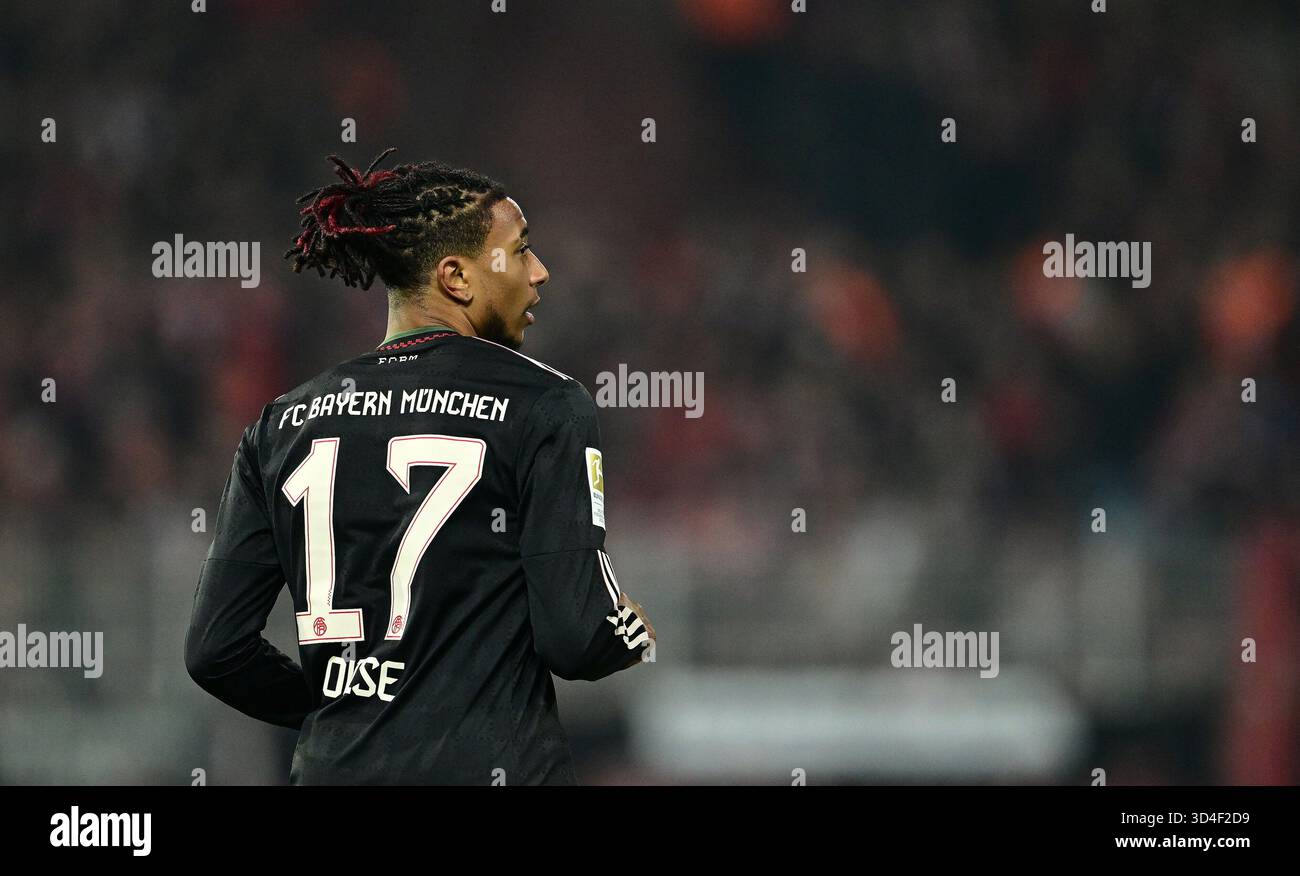 Michael Olise (Bayern) Berlin, November 8, 2025, Soccer, Bundesliga ...