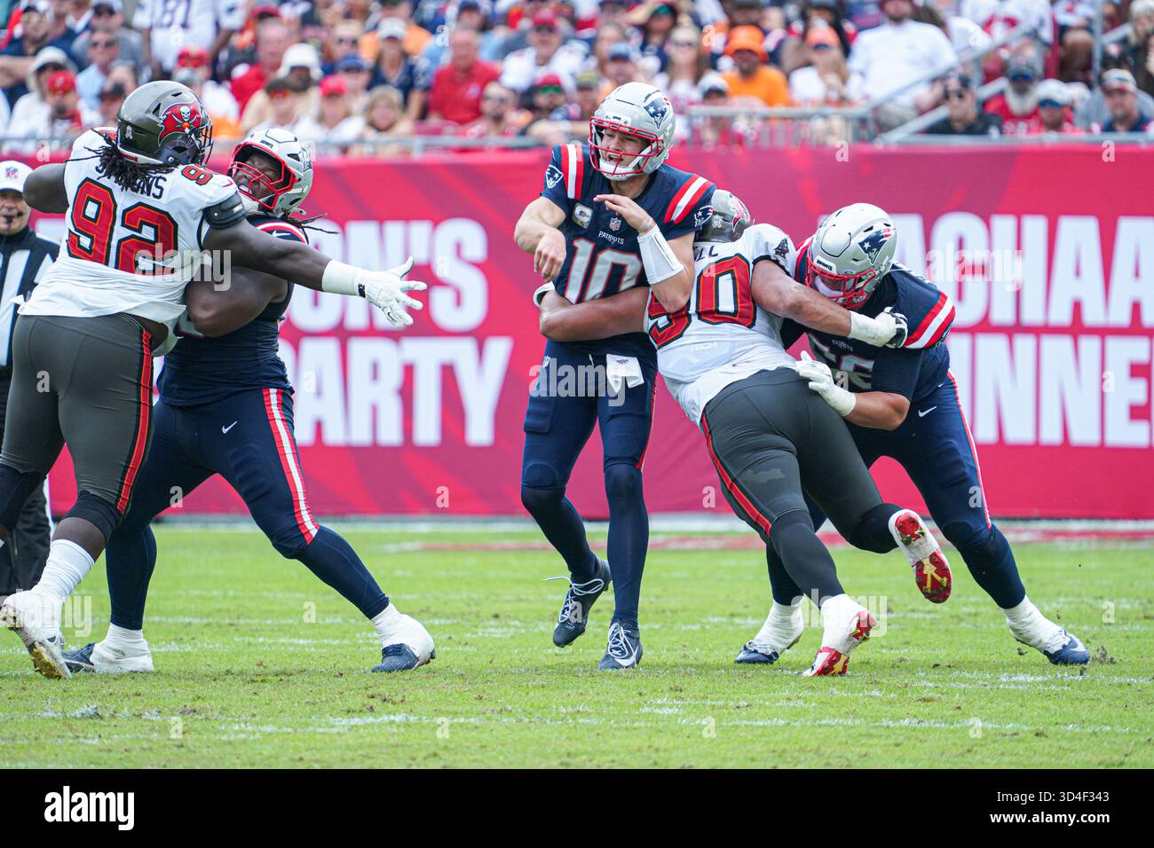 Tampa Bay, Florida, USA, November 9, 2025, New England Patriots ...