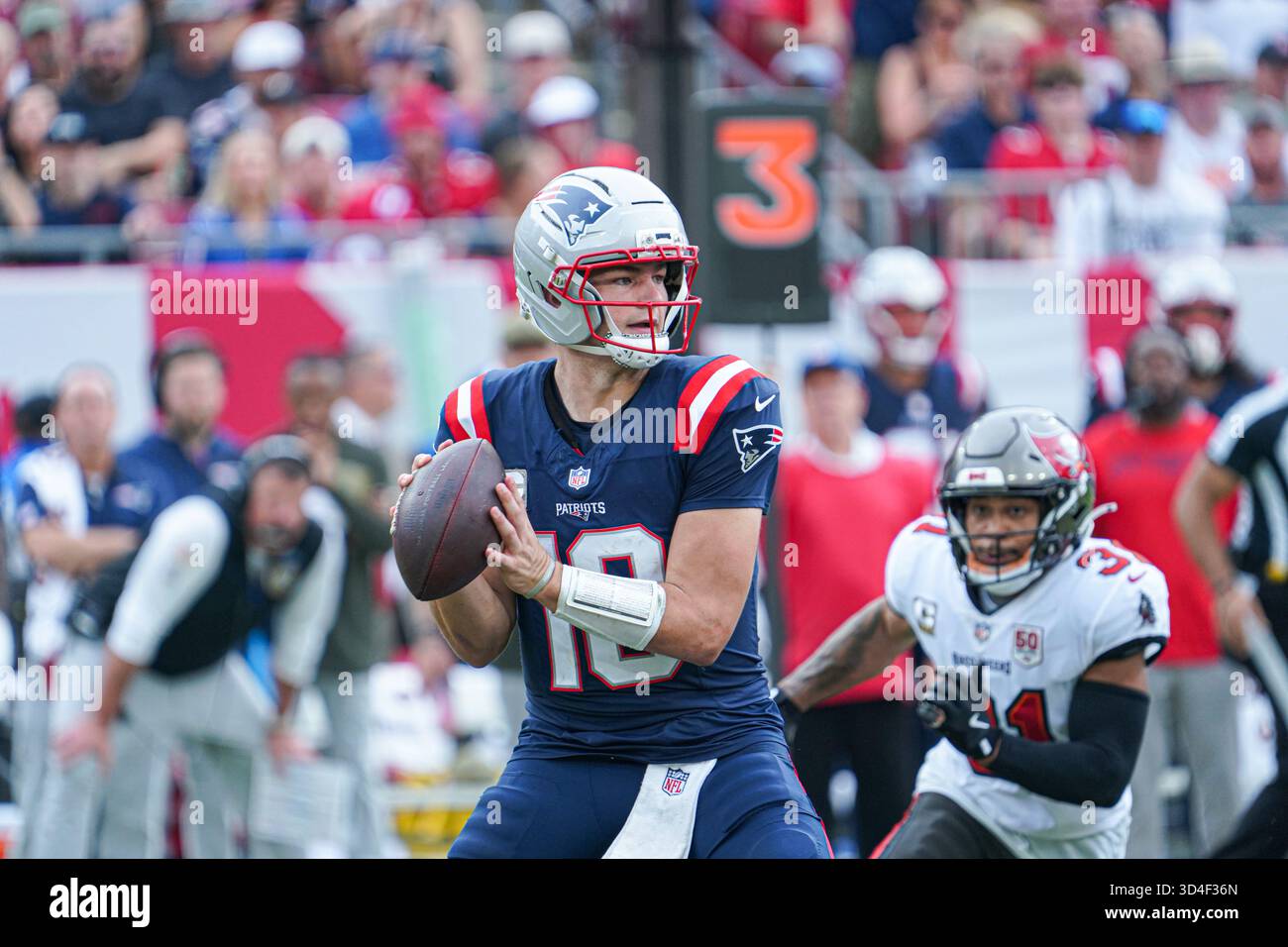 Tampa Bay, Florida, USA, November 9, 2025, New England Patriots ...