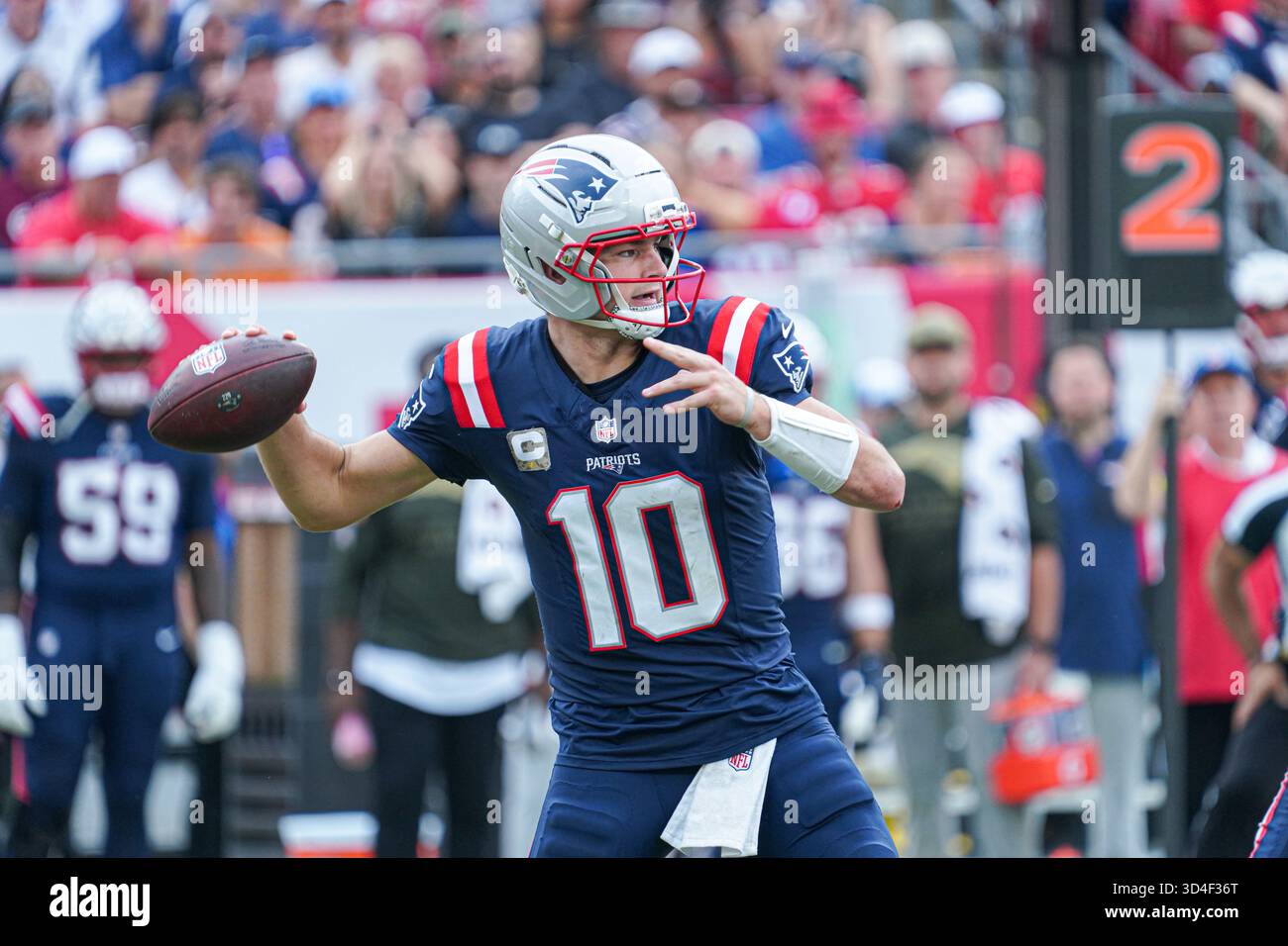 Tampa Bay, Florida, USA, November 9, 2025, New England Patriots ...