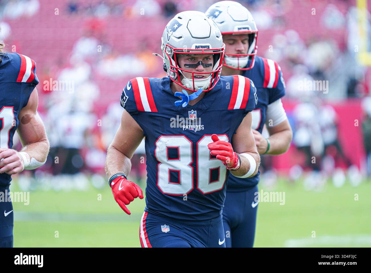 Tampa Bay, Florida, USA, November 9, 2025, New England Patriots wide ...