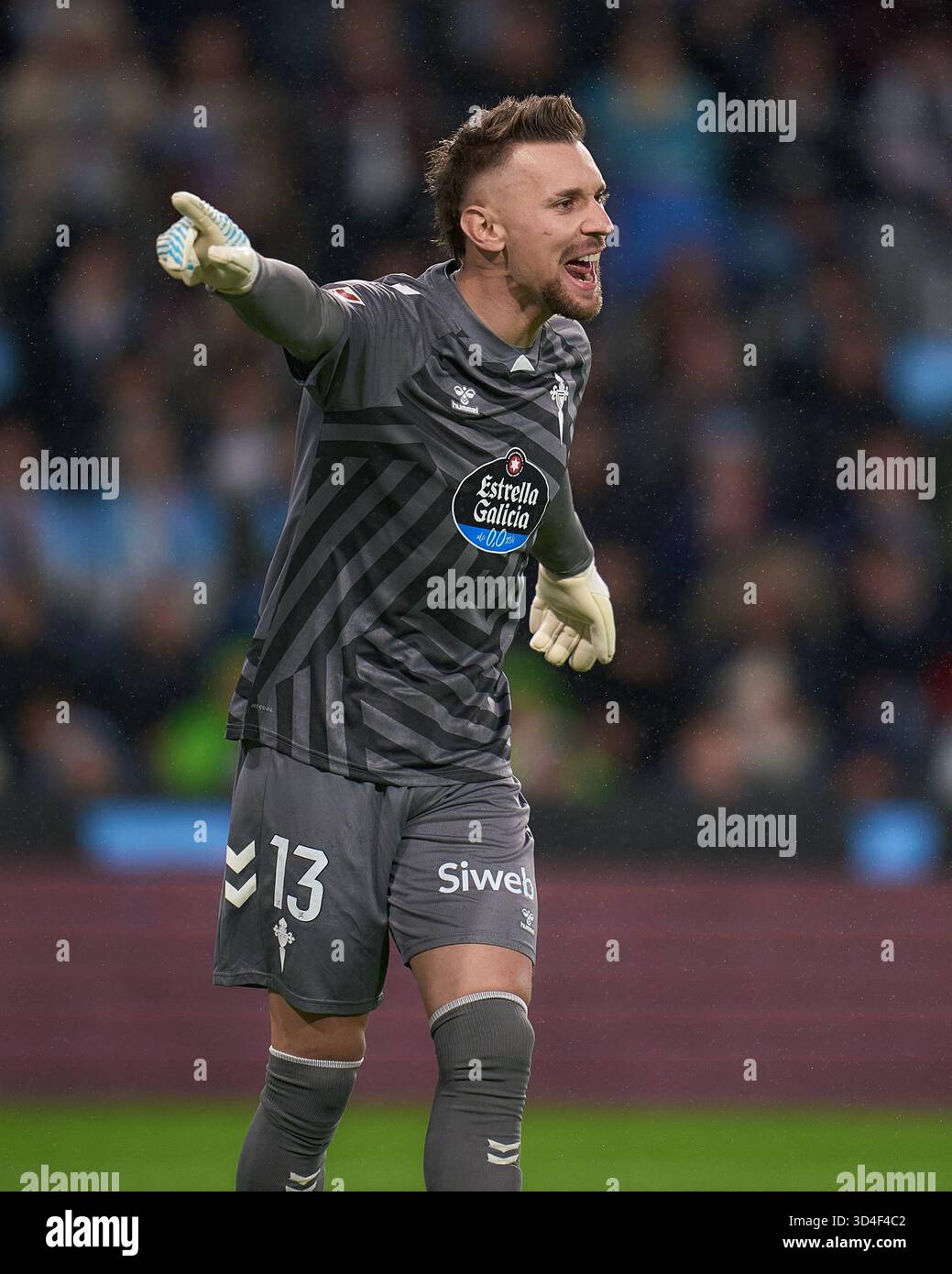 Ionut Radu of RC Celta during the La Liga match 2025-2026, date 12 ...
