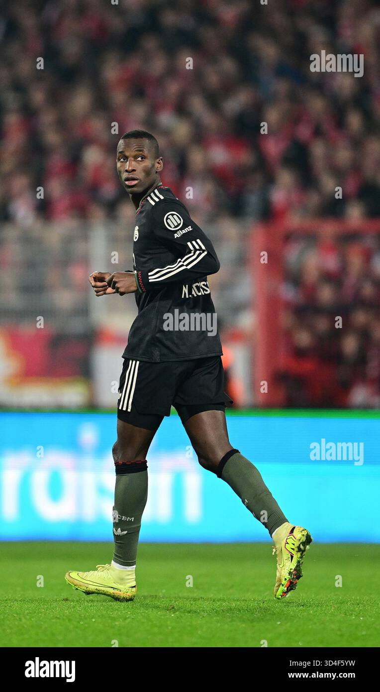 Nicolas Jackson (Bayern) Berlin, November 8, 2025, Soccer, Bundesliga ...
