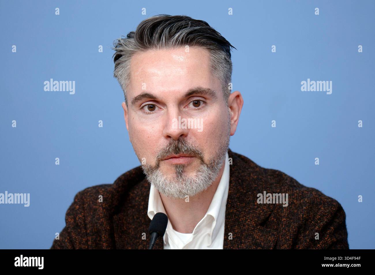 Fabio De Masi at the press conference of the BSW on the personnel ...