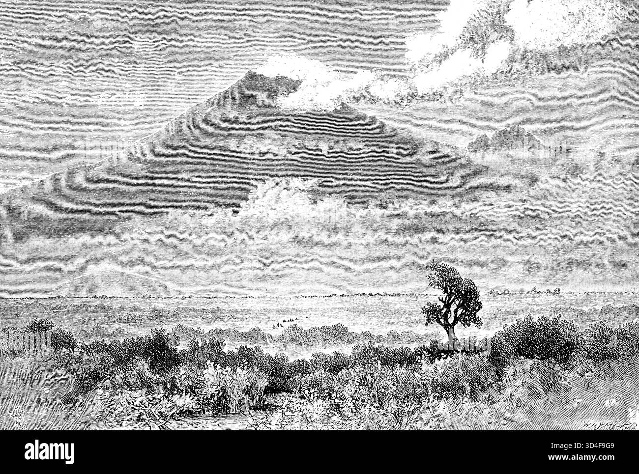 Cotopaxi vulcano ecuador Black and White Stock Photos & Images - Alamy