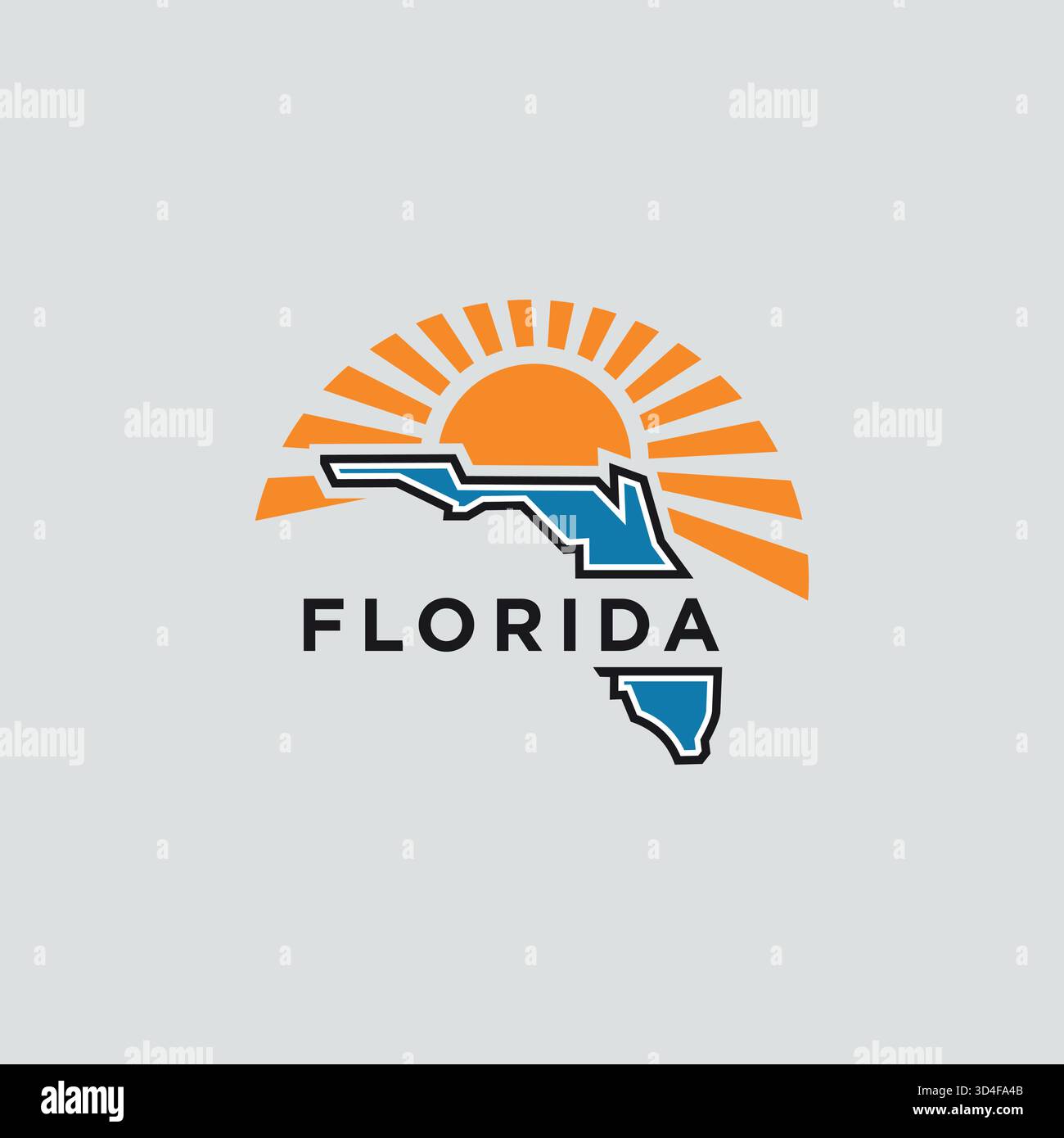 Sunrise florida Stock Vector Images - Alamy
