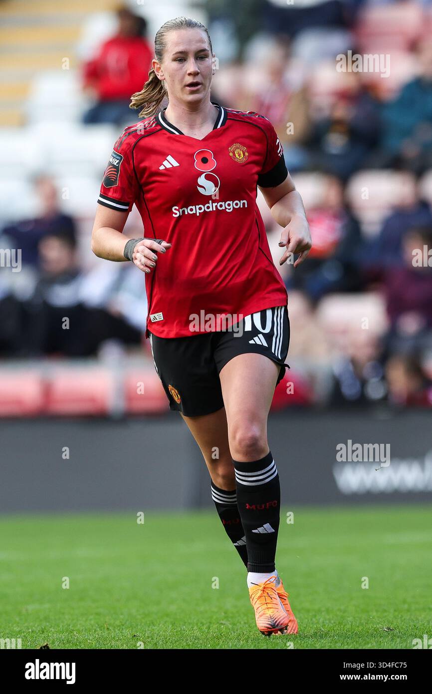 Manchester United's Elisabeth Terland during the Barclays Women's Super ...