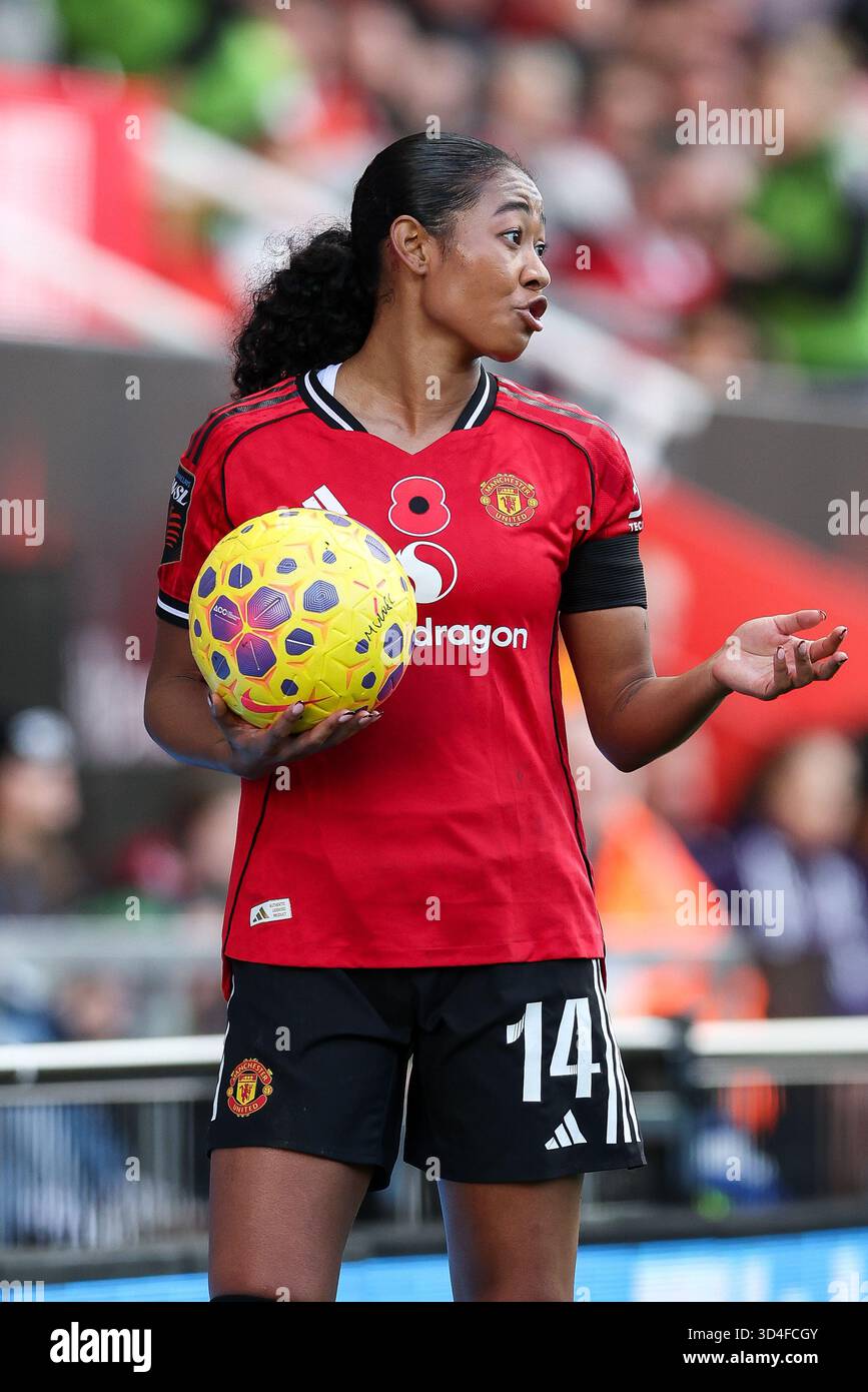 Manchester United's Jayde Riviere during the Barclays Women's Super ...