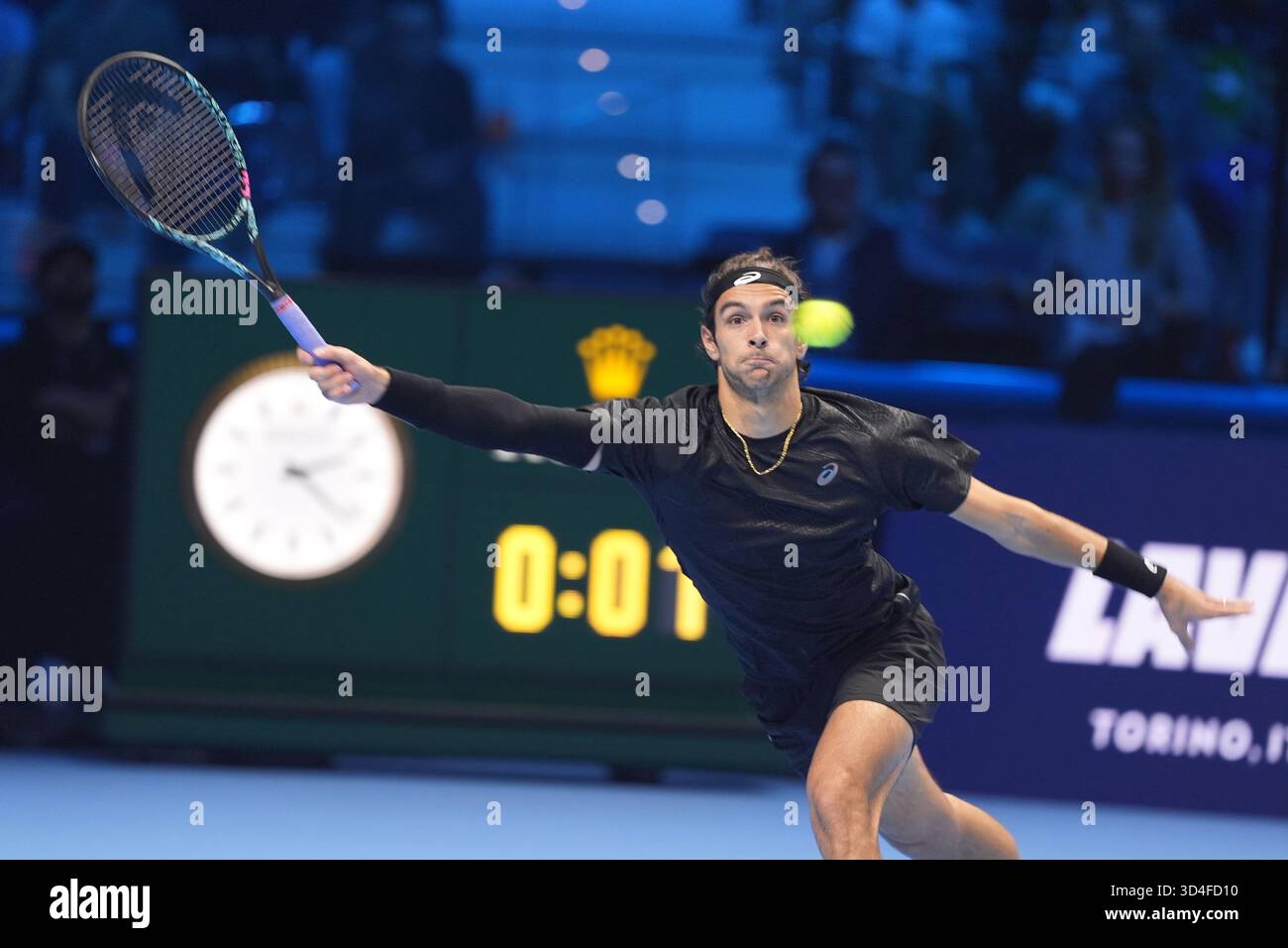 Lorenzo Musetti (Italy) during the match againts Taylor Fritz (USA ...