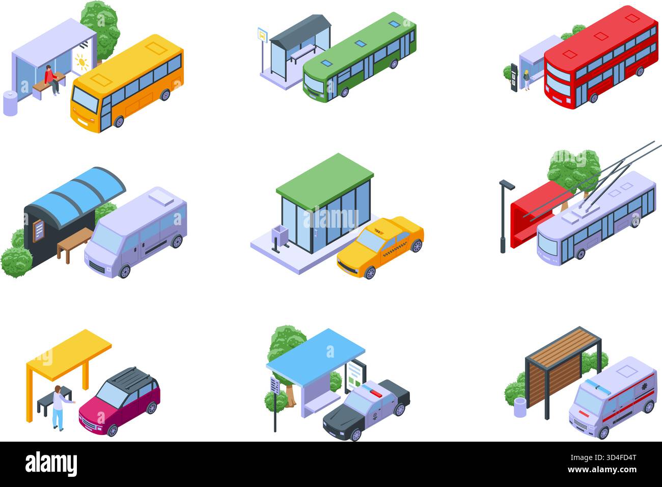 Train station accessibility Stock Vector Images - Alamy