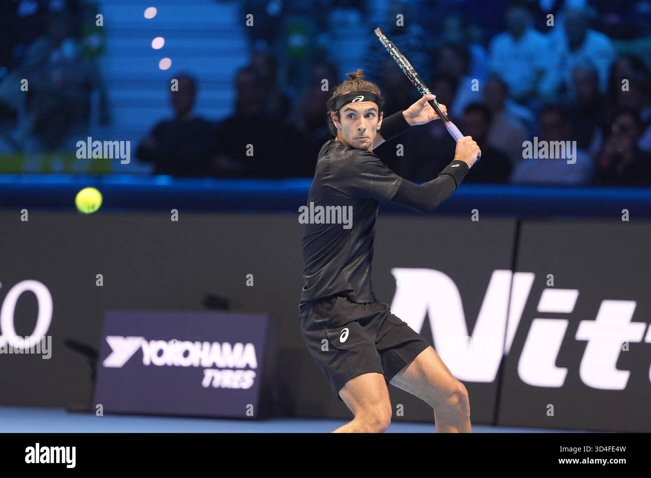 Lorenzo Musetti (Italy) during the match againts Taylor Fritz (USA ...