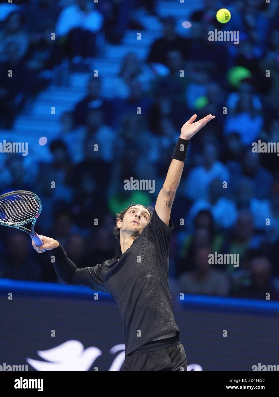 Lorenzo Musetti (Italy) during the match againts Taylor Fritz (USA ...