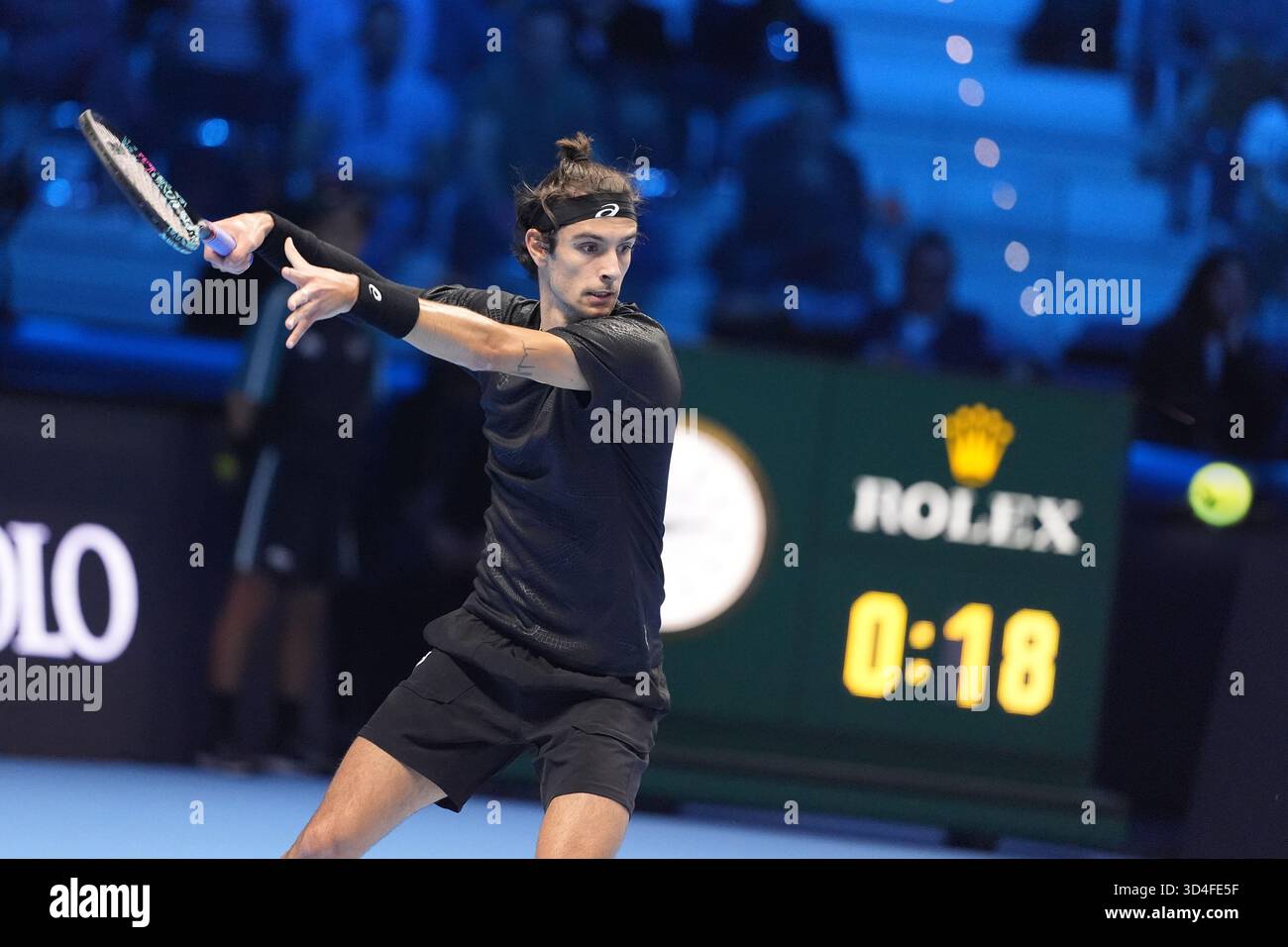 Lorenzo Musetti (Italy) during the match againts Taylor Fritz (USA ...