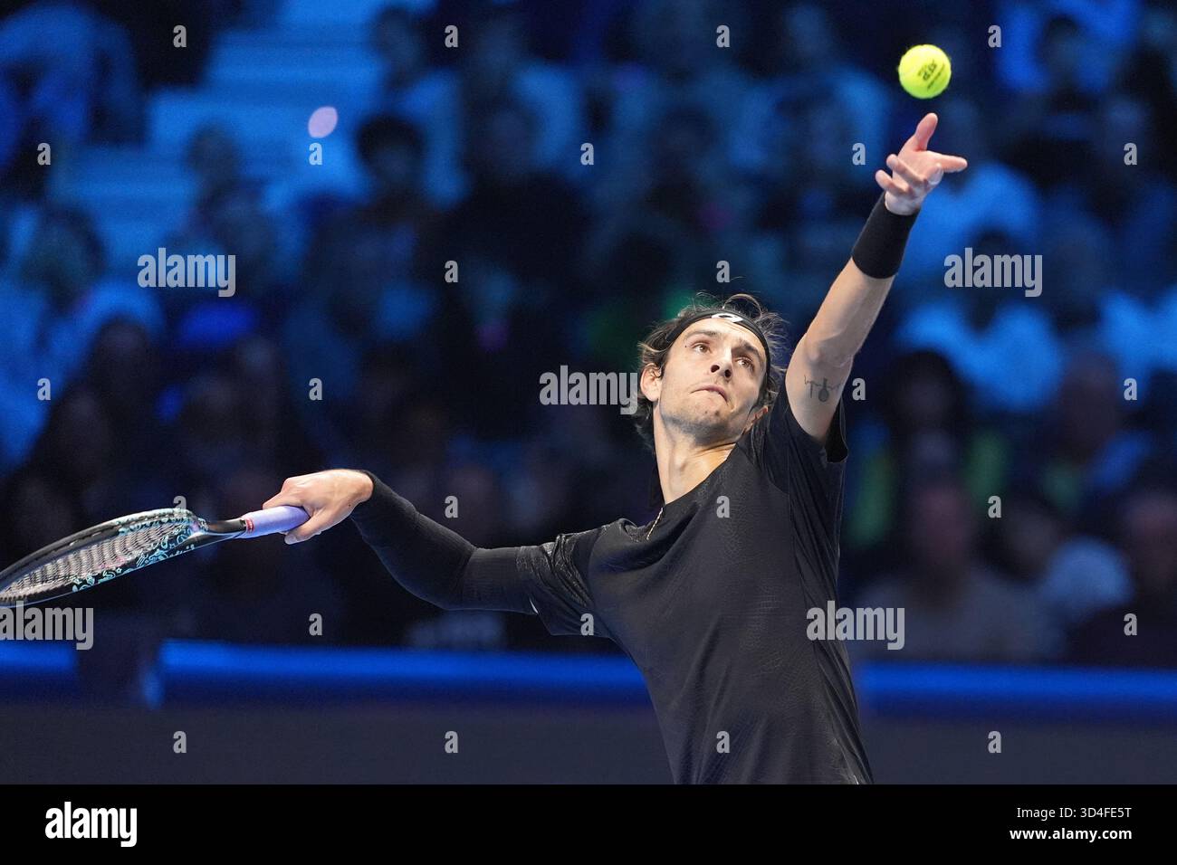 Lorenzo Musetti (Italy) during the match againts Taylor Fritz (USA ...