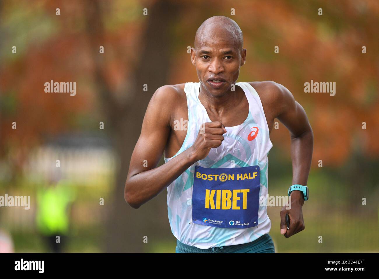 BOSTON, MA - NOVEMBER 09: Elkanah Kibet of the United States competes ...
