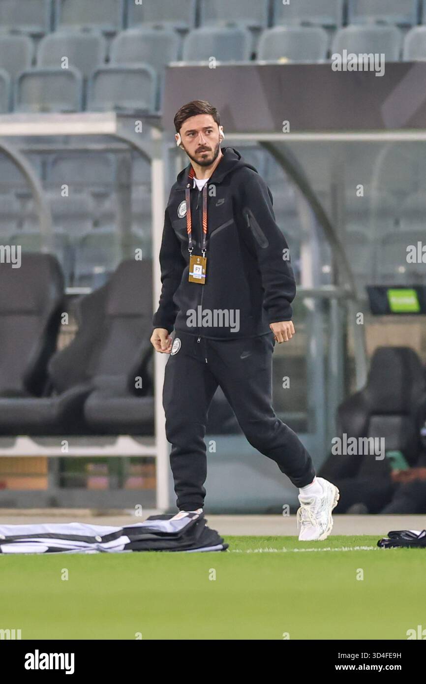 UEFA Europa League 2025 group stage match between SK Sturm Graz and ...