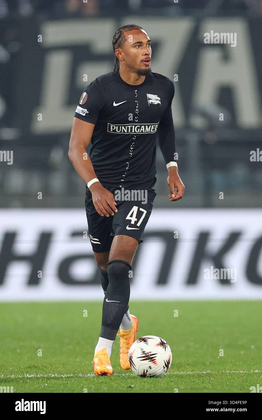 UEFA Europa League 2025 group stage match between SK Sturm Graz and ...