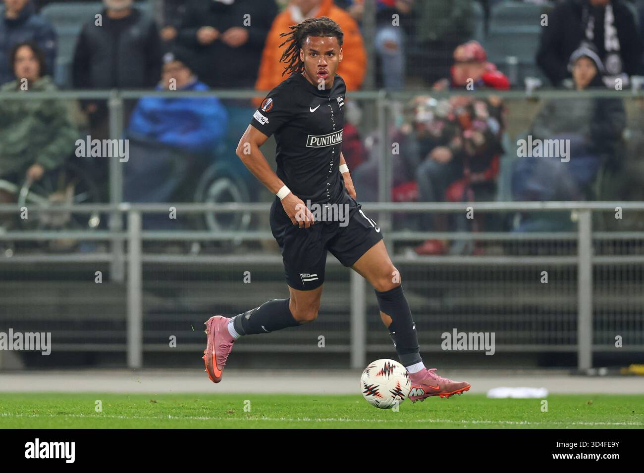UEFA Europa League 2025 group stage match between SK Sturm Graz and ...
