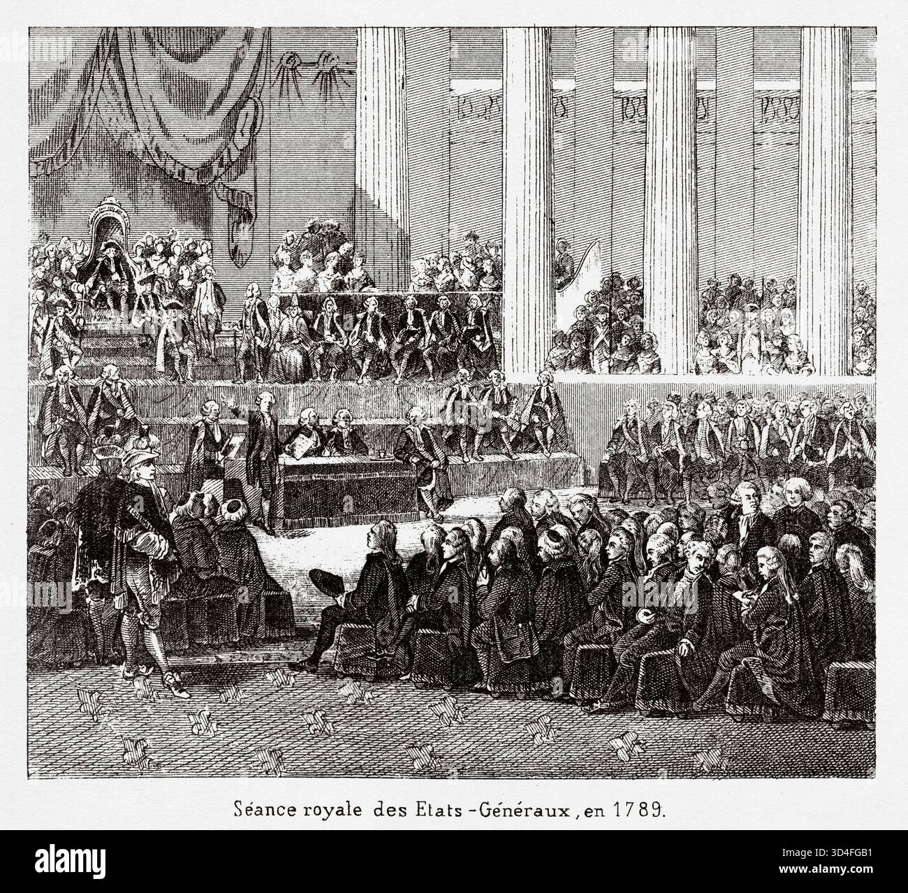 Meeting of the States General on May 5, 1789. France. Ancient ...