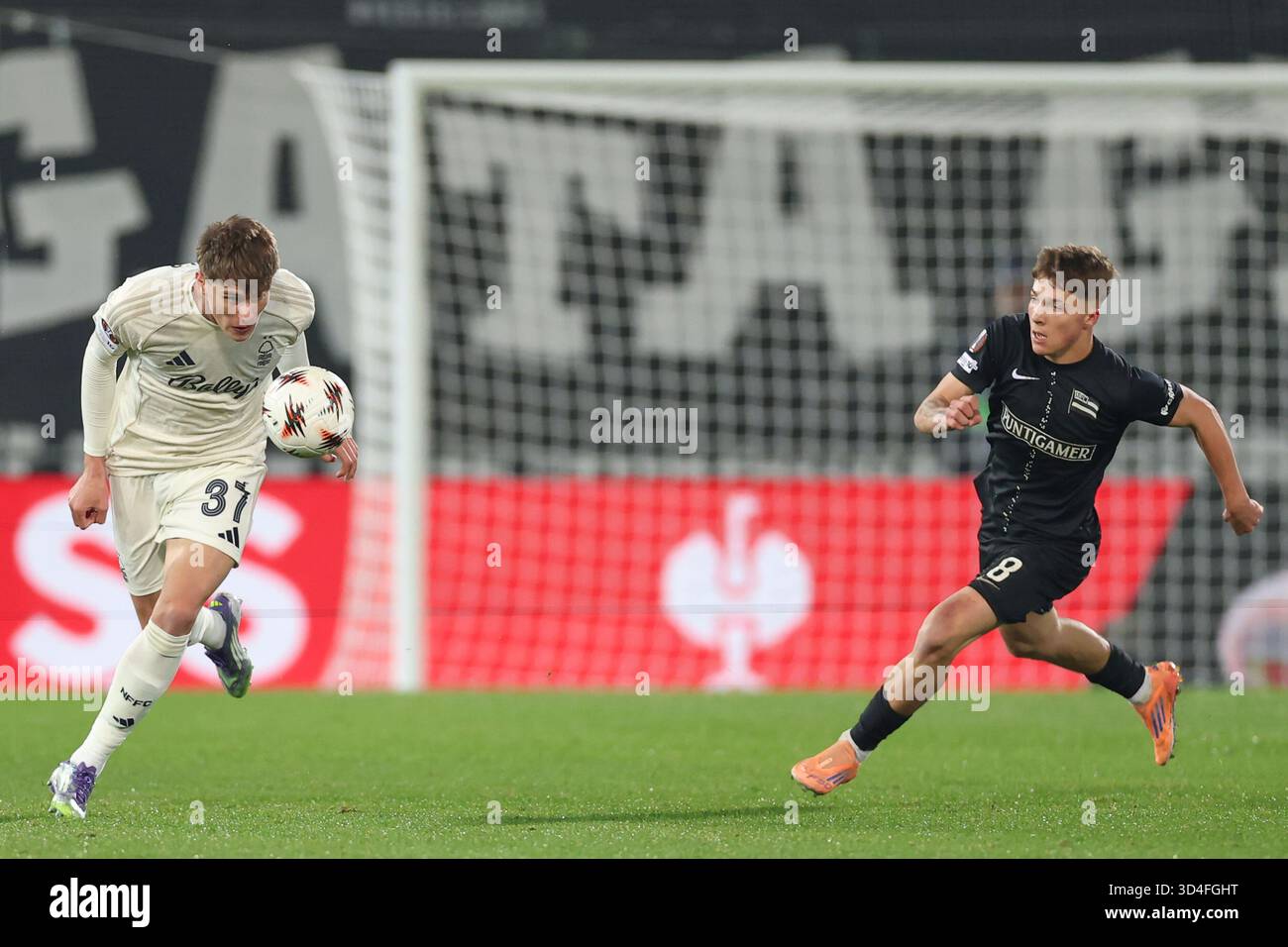 UEFA Europa League 2025 group stage match between SK Sturm Graz and ...