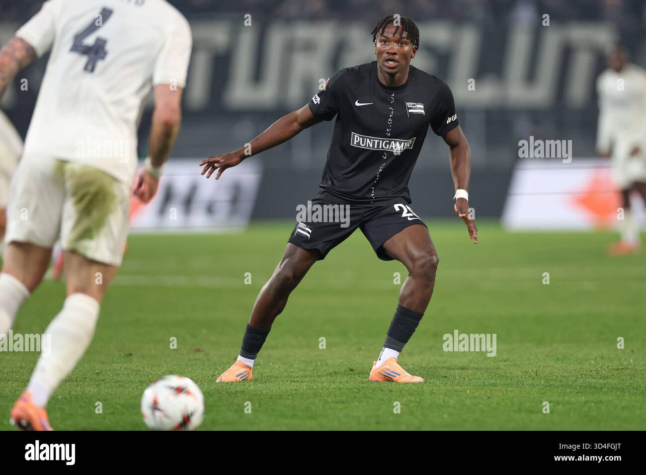 UEFA Europa League 2025 group stage match between SK Sturm Graz and ...