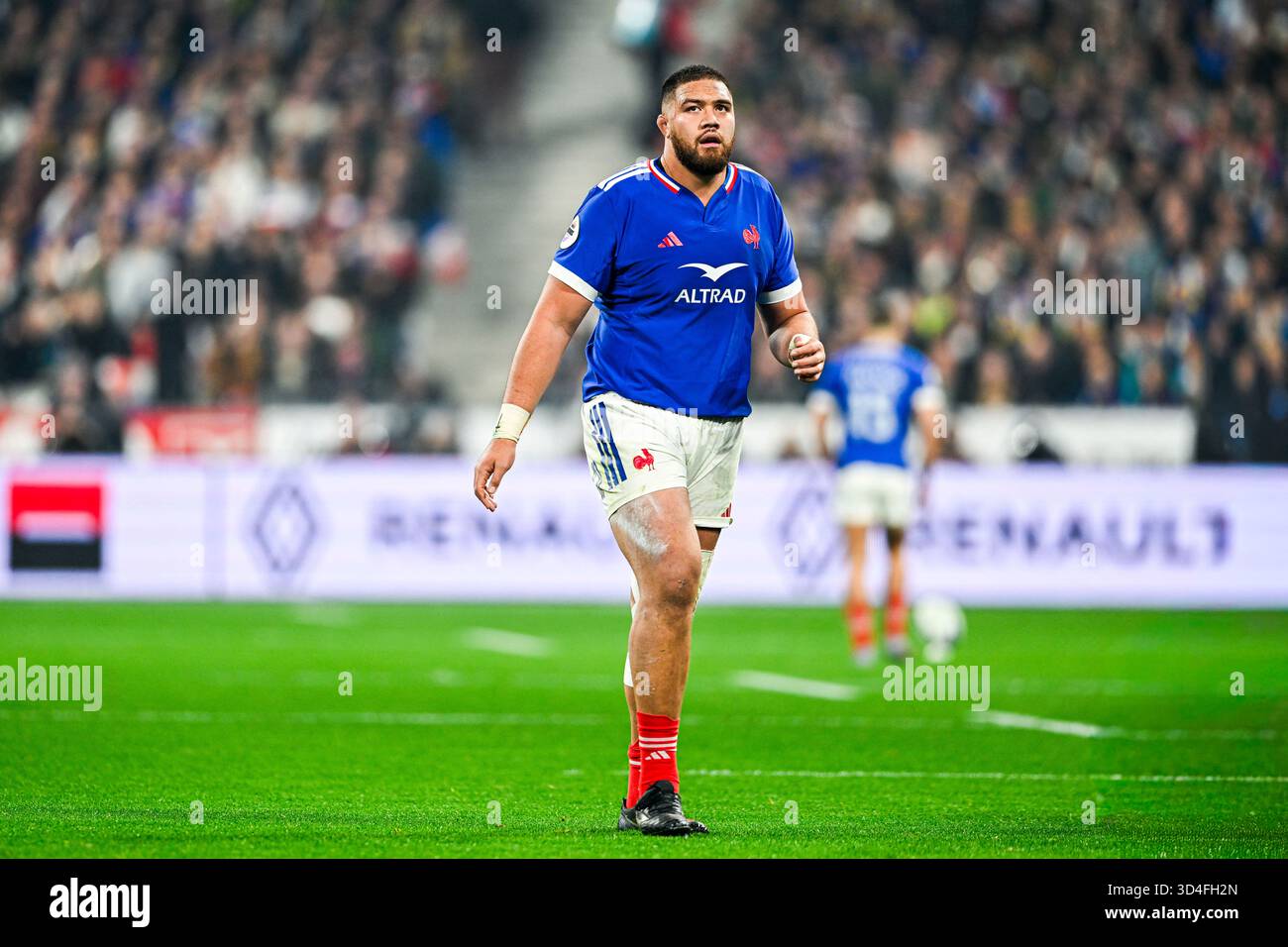 Emmanuel Meafou during the Autumn Nations Series XV rugby union match ...