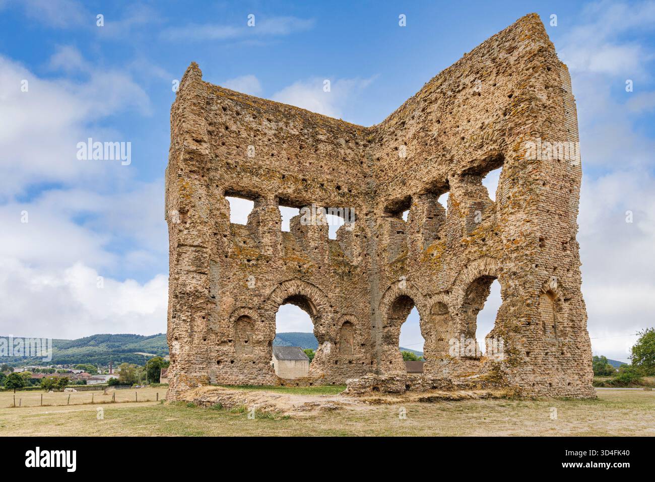 Ruin of the Temple of Janus, Autun, France Stock Photo - Alamy