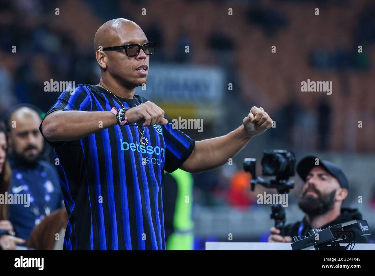 Francis Mercier dj and producer seen during Serie A 2025/26 football ...