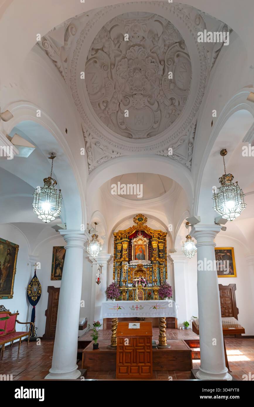 Interior of the Virgin of Grace. Chapel of the Virgen de Gracia ...