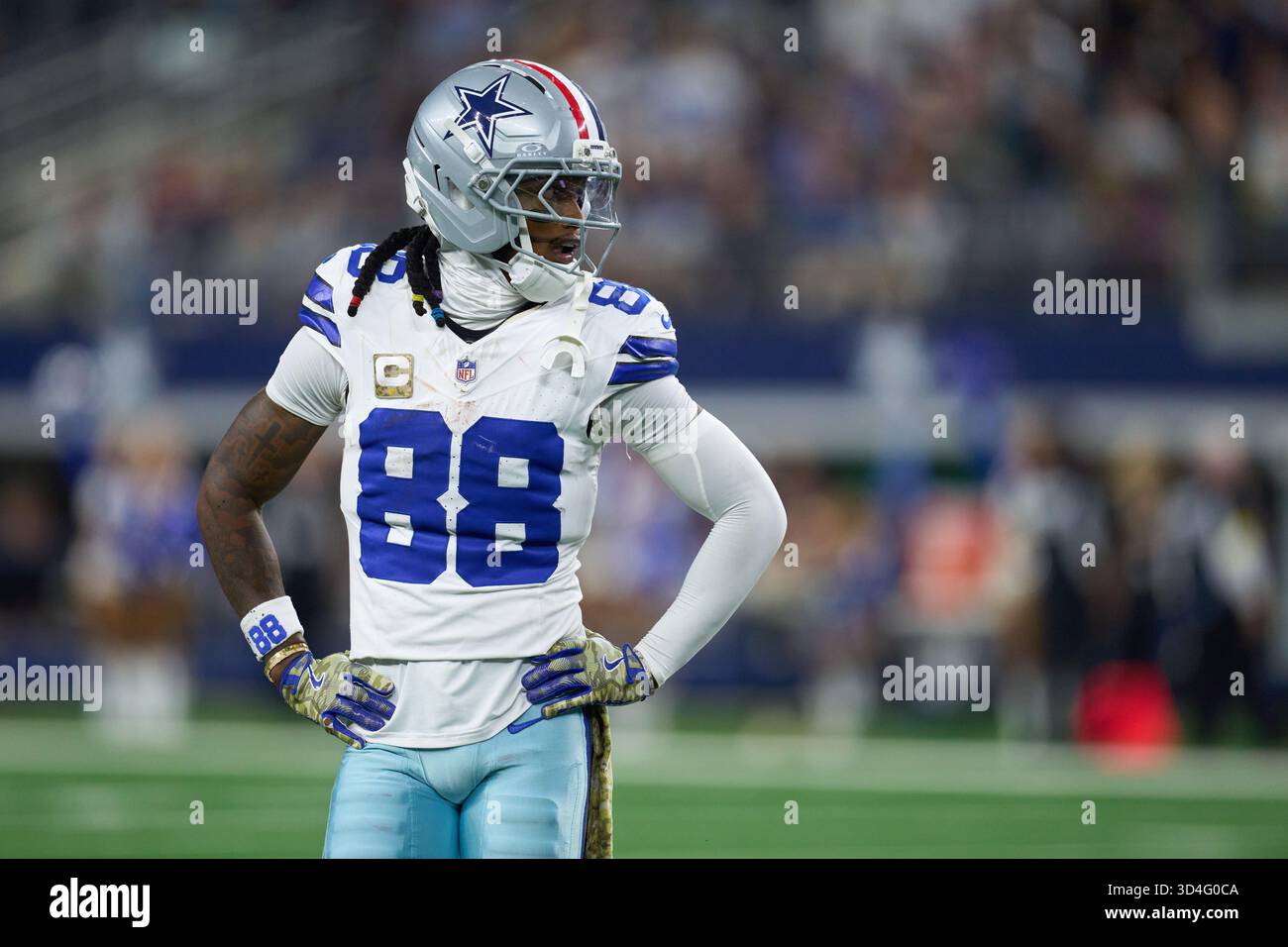 Dallas Cowboys wide receiver CeeDee Lamb (88) looks on during an NFL ...