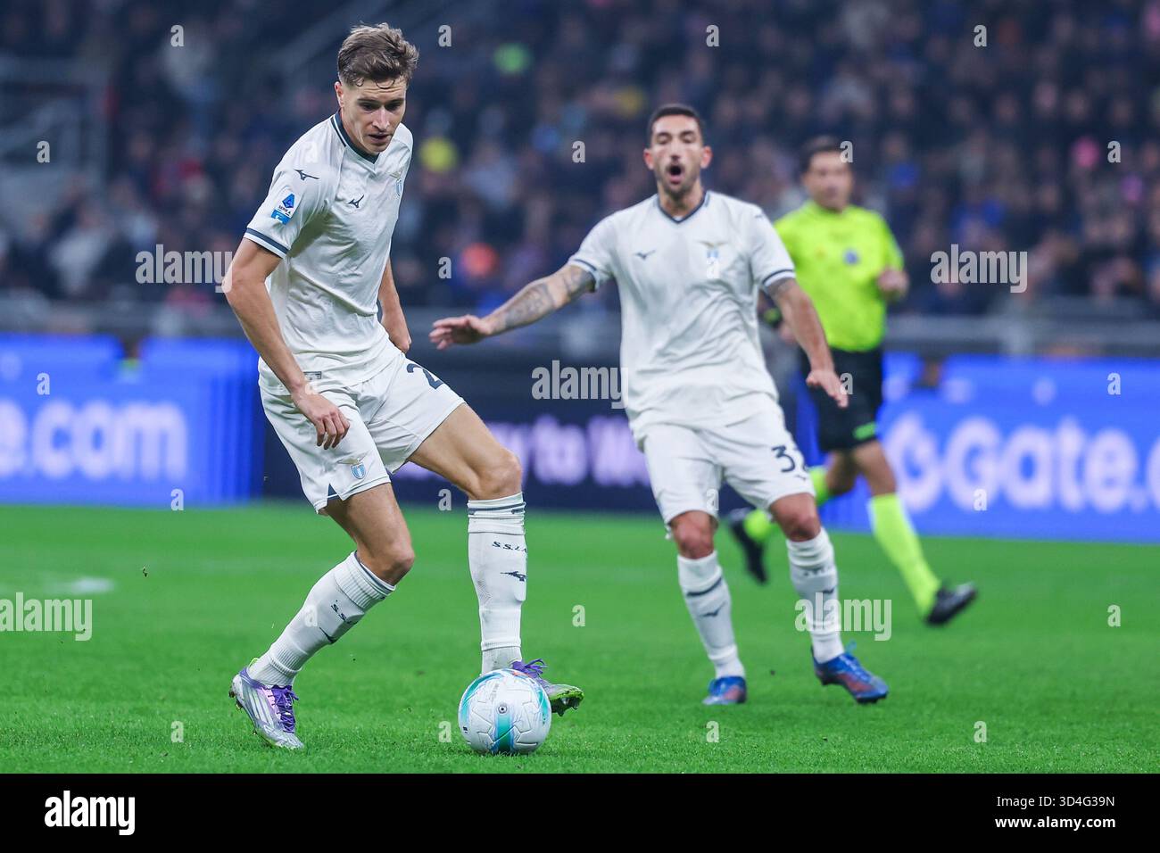 Toma Basic of SS Lazio seen in action during Serie A 2025/26 football ...