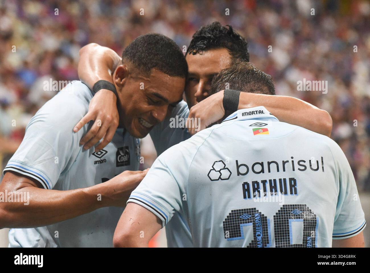 Arena Castelão Marlon after scoring a goal during the Campeonato ...