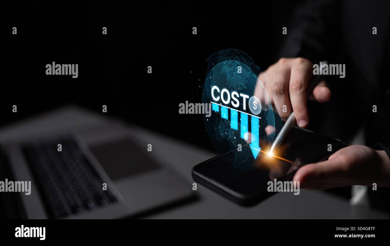 Cost reduction and cost saving through digital transformation, business ...