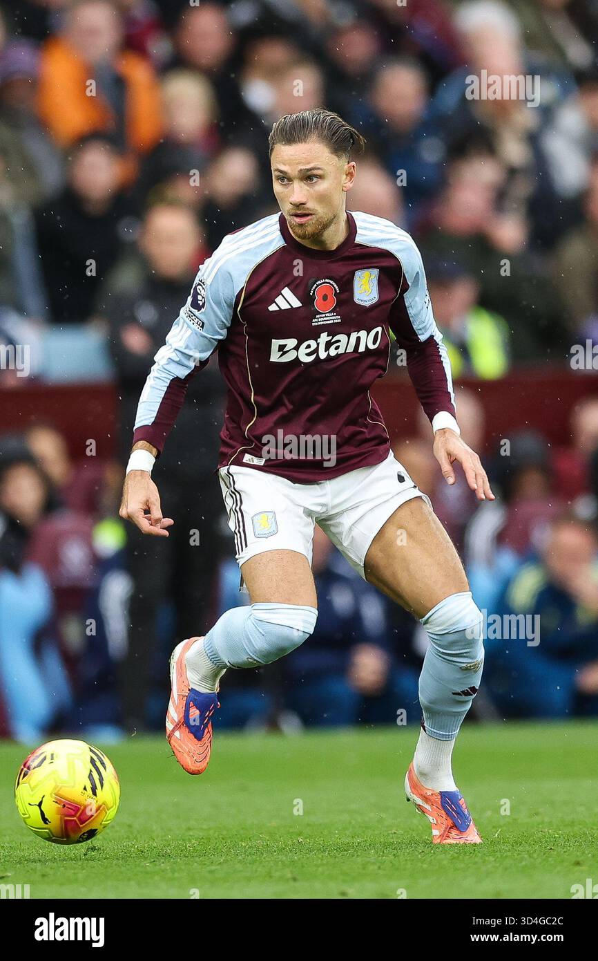 Aston Villa's Matty Cash during the Premier League match at Villa Park ...