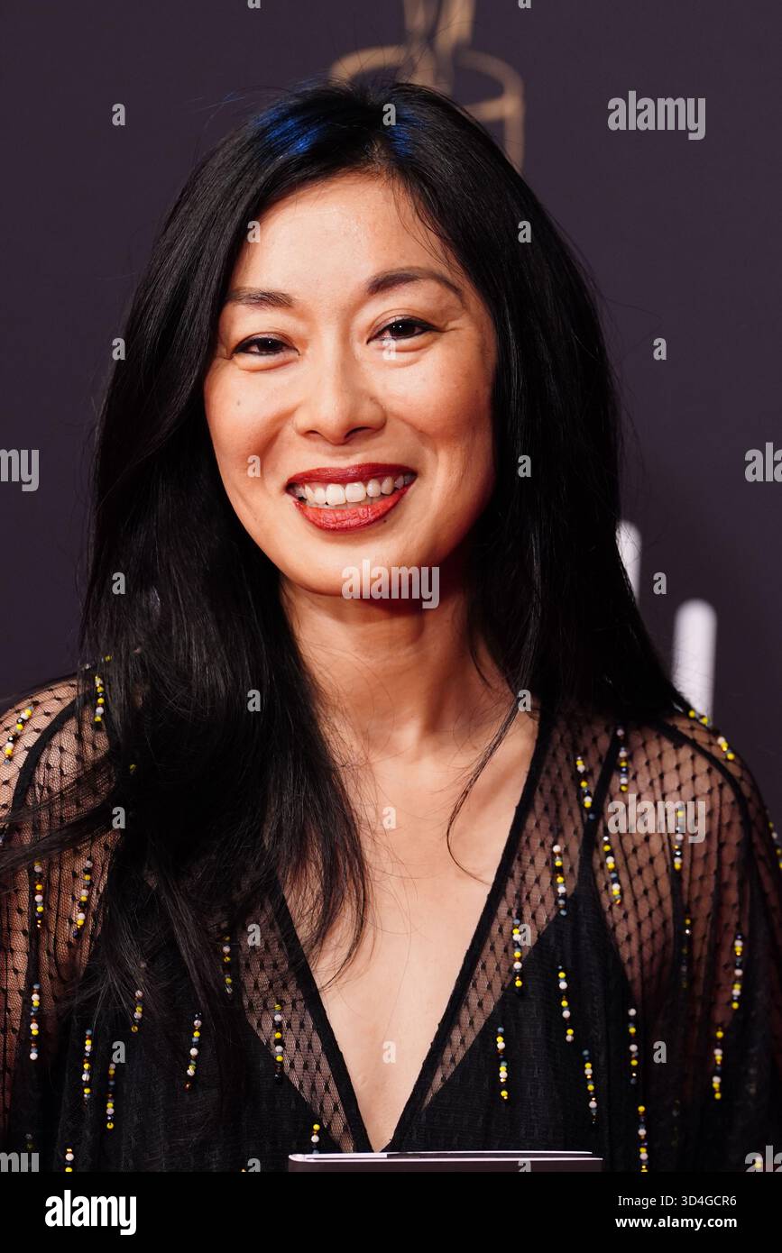 Katie Kitamura arriving for the announcement of the 2025 Booker Prize ...